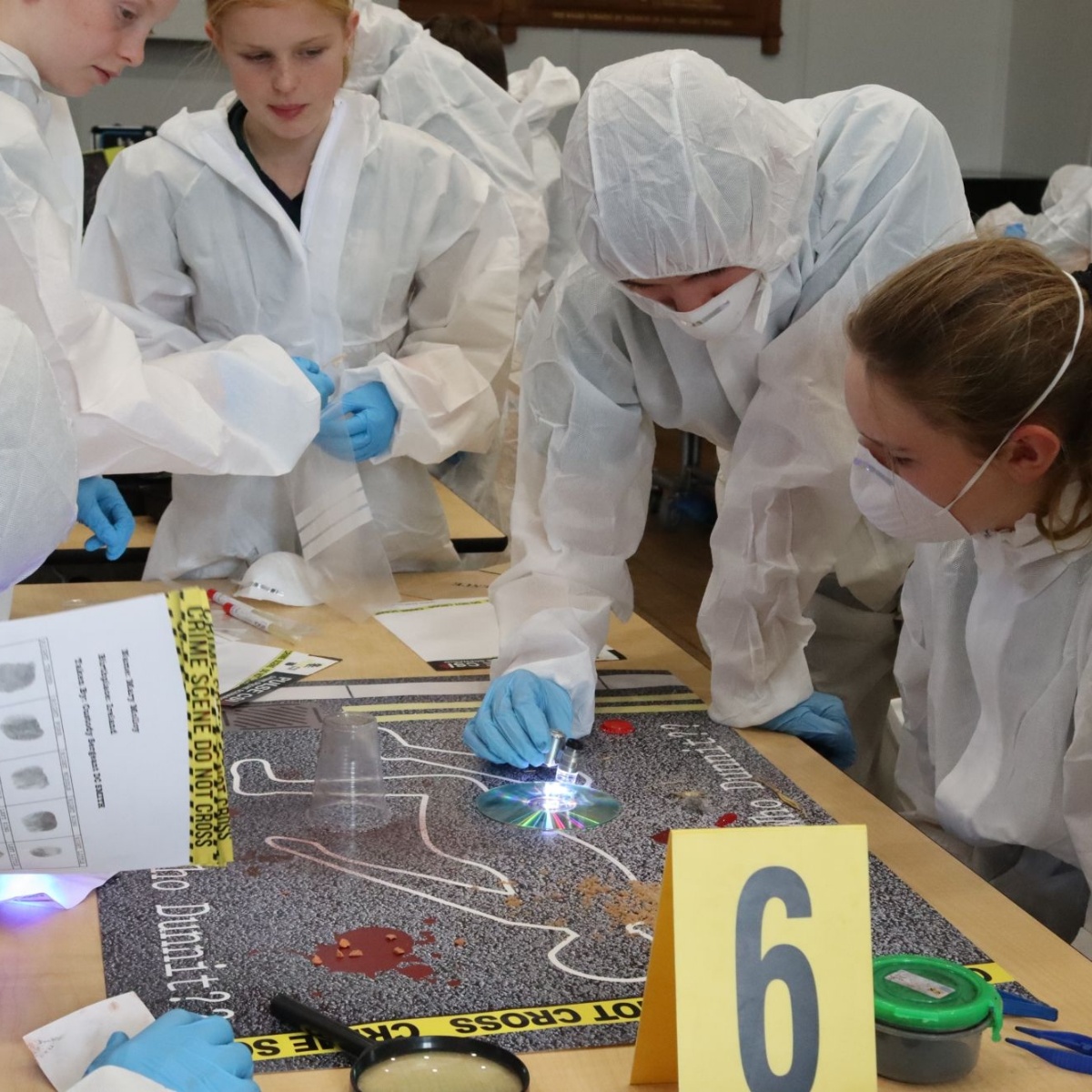 Heath Mount School - Year 8 Become Crime Scene Investigators